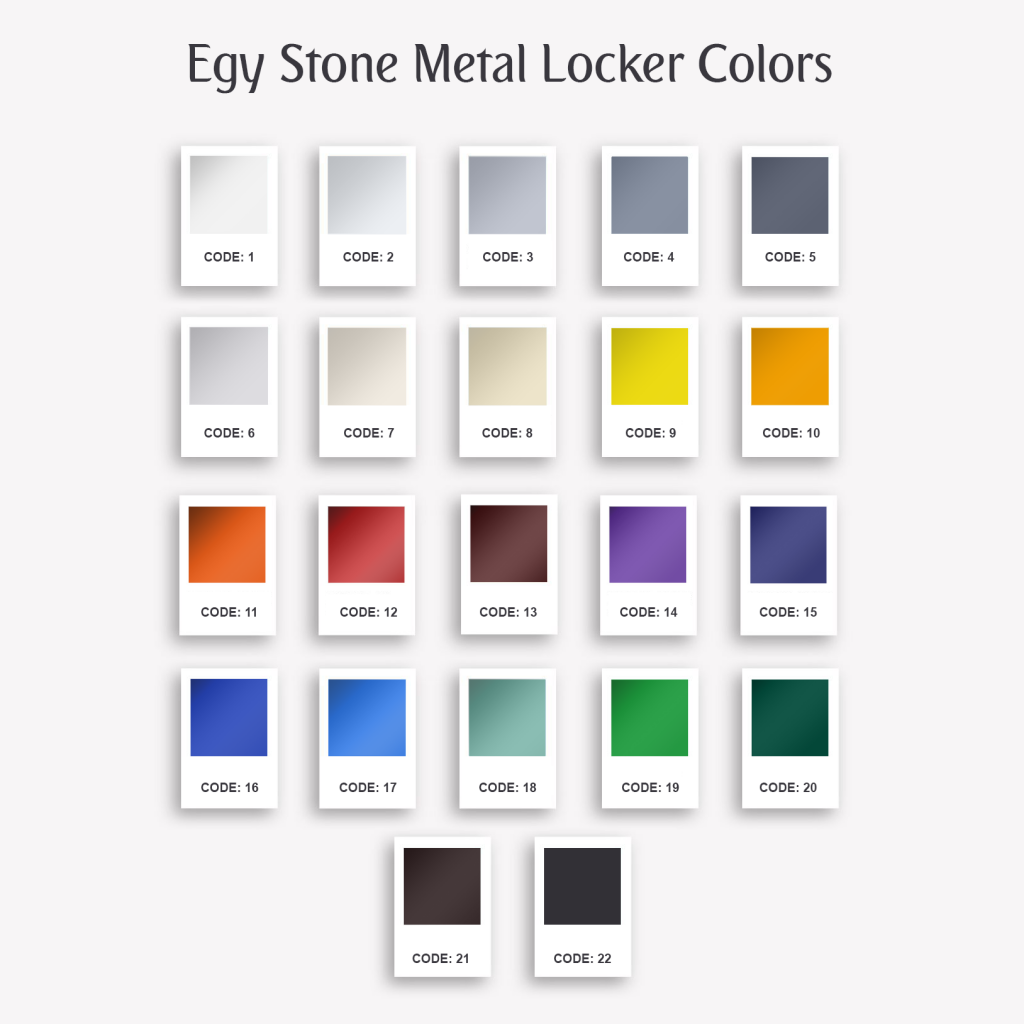 One Column Metal Locker (L3) - EGY STONE