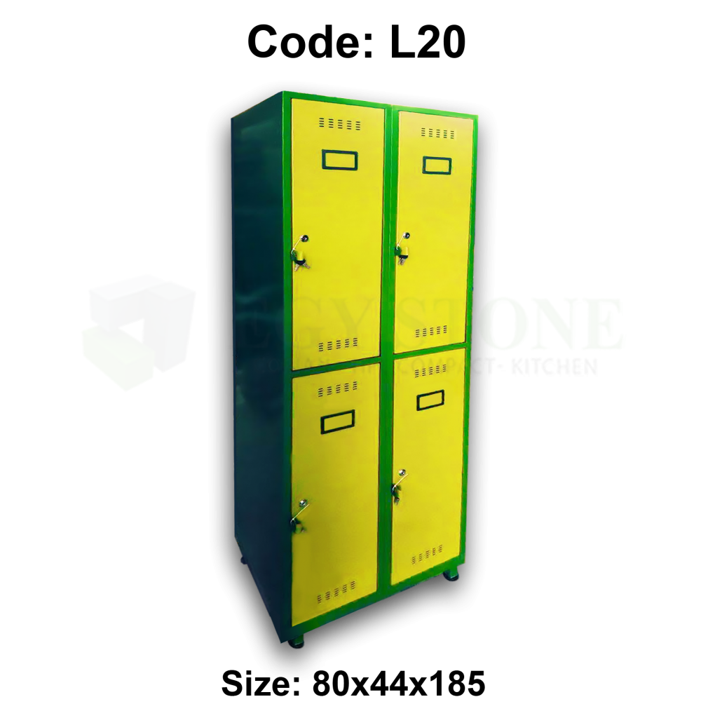 Two Columns Metal Locker (L20) - EGY STONE